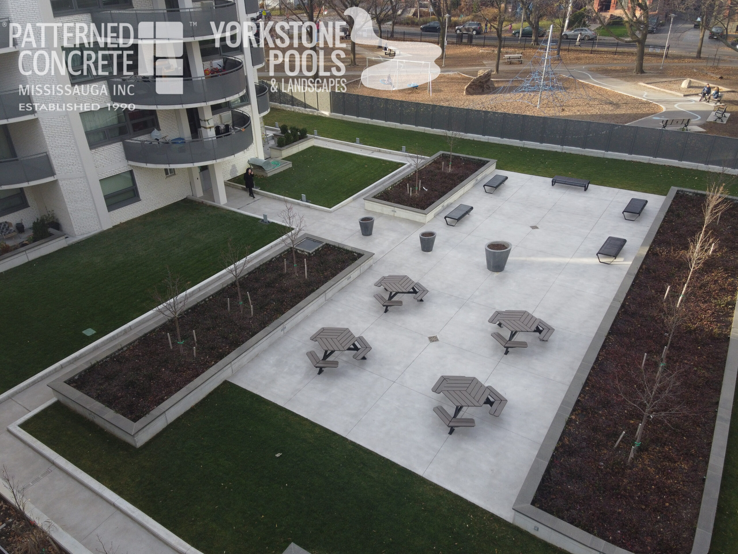 Commercial Concrete Gallery - Patterned Concrete Mississauga